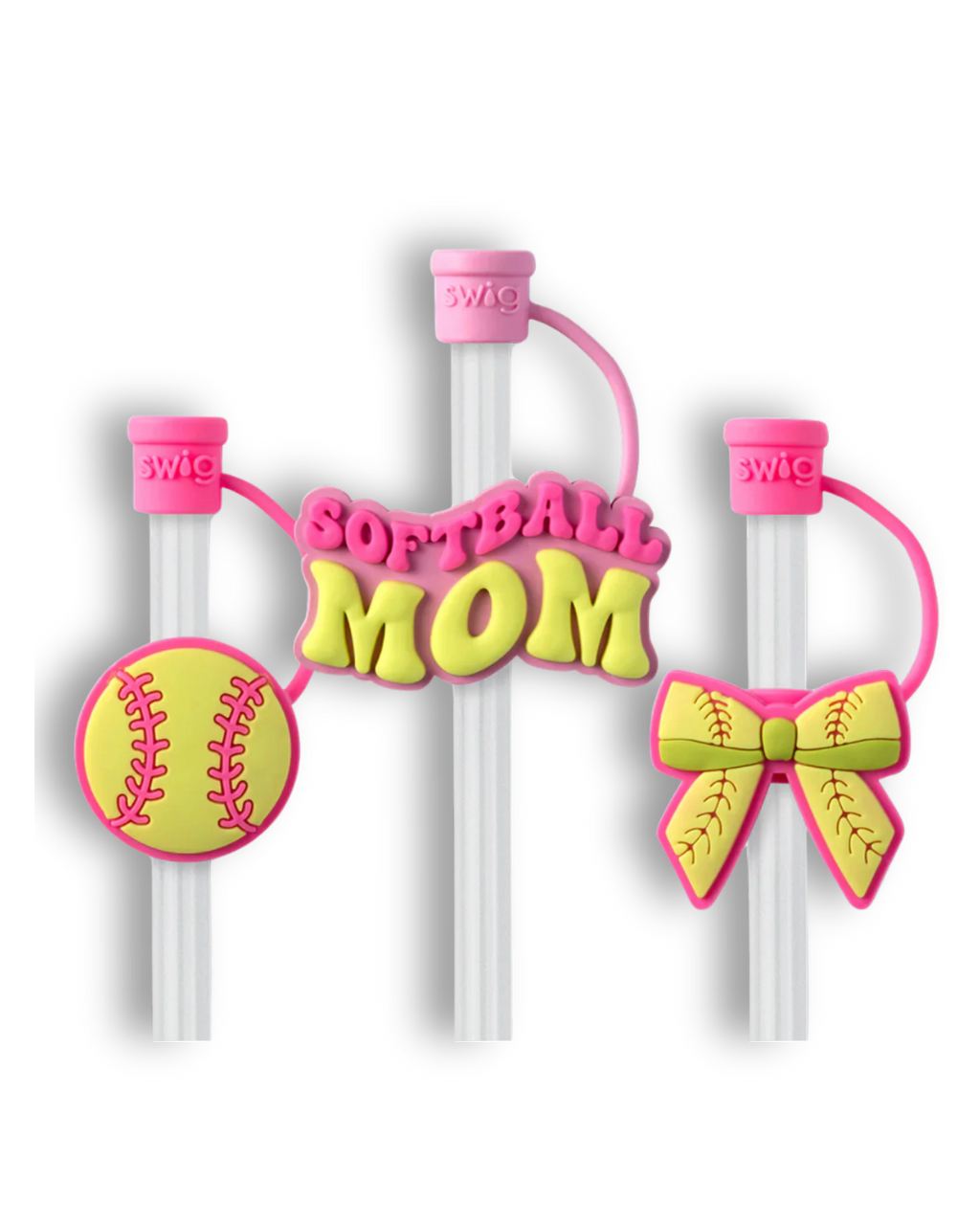Swig Softball Straw Topper Set – Hawt Mess Boutique
